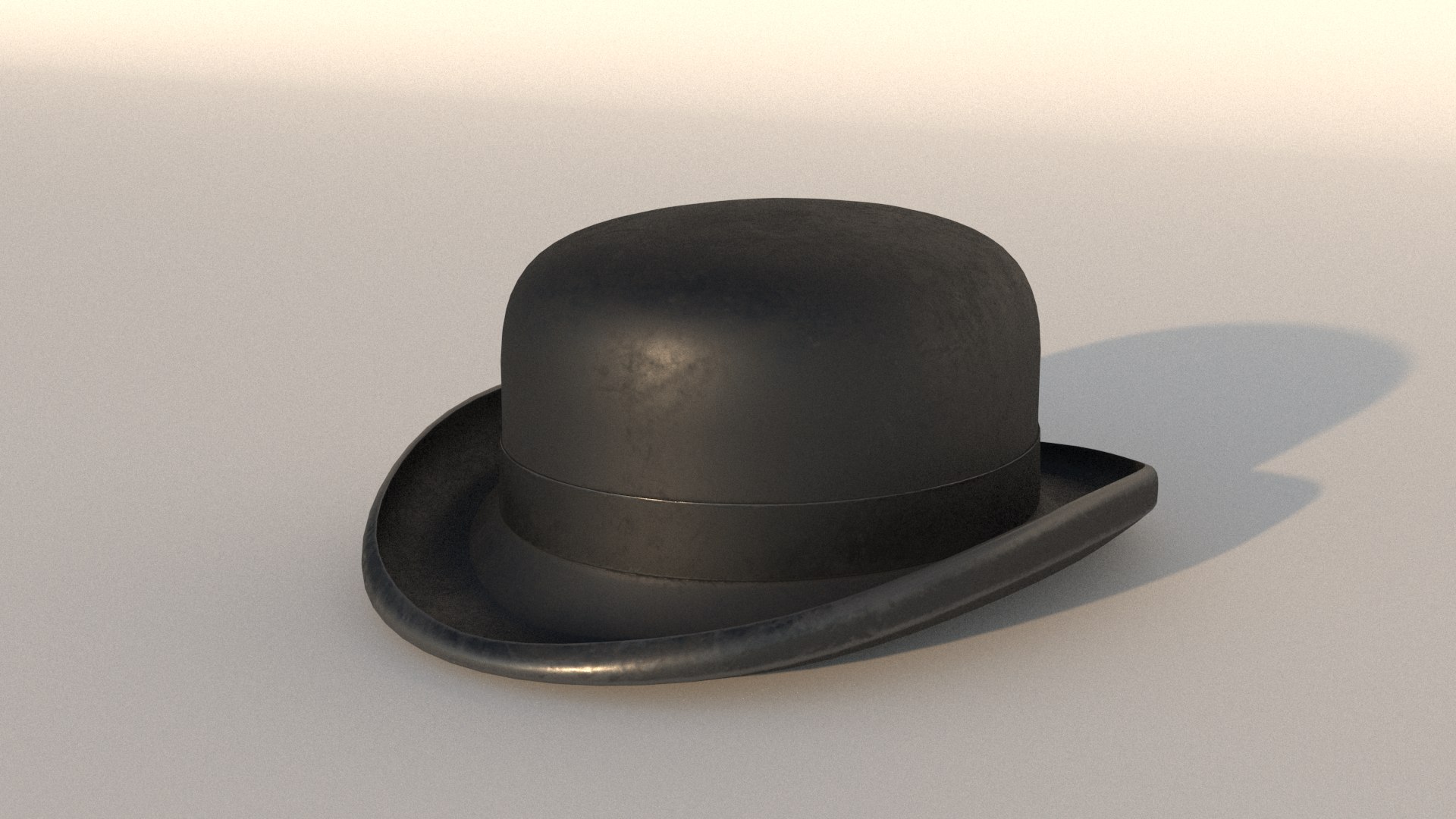 3D Bowler Hat - TurboSquid 1469569