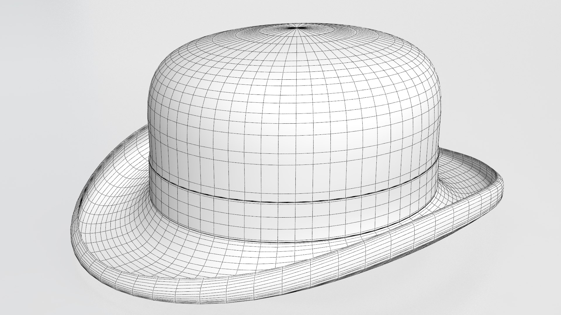 3D Bowler Hat - TurboSquid 1469569