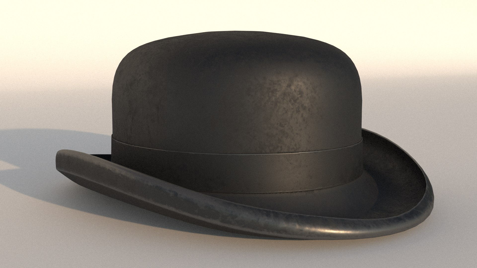 3D Bowler Hat - TurboSquid 1469569