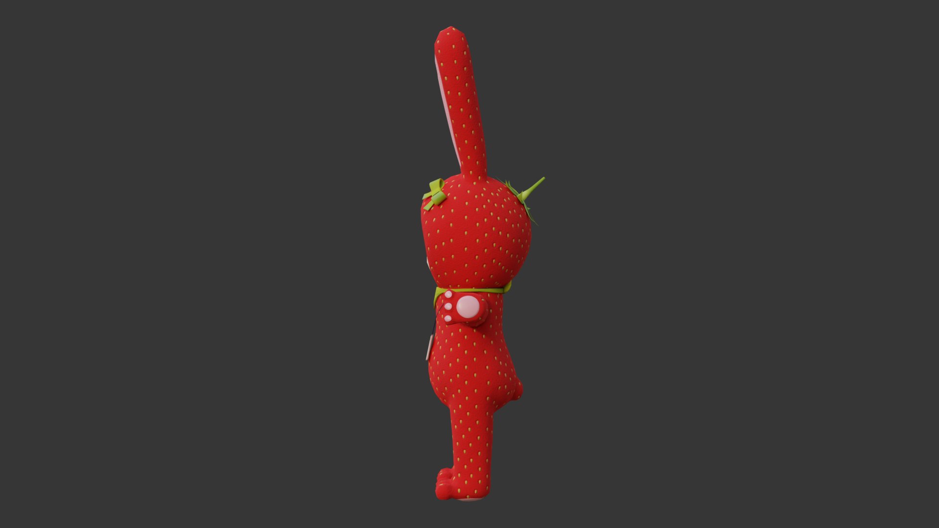 Strawberry Bunny Girl 3D Model - TurboSquid 1863010