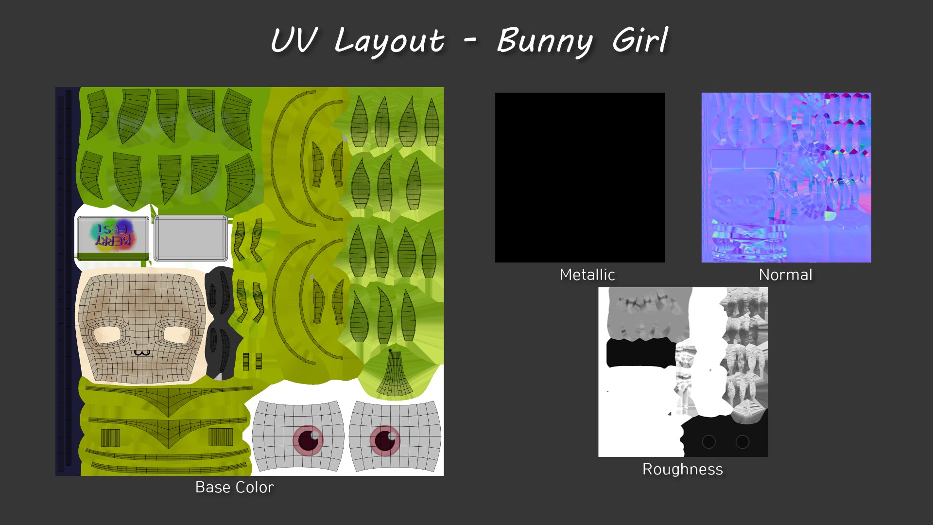 Strawberry Bunny Girl 3D Model - TurboSquid 1863010