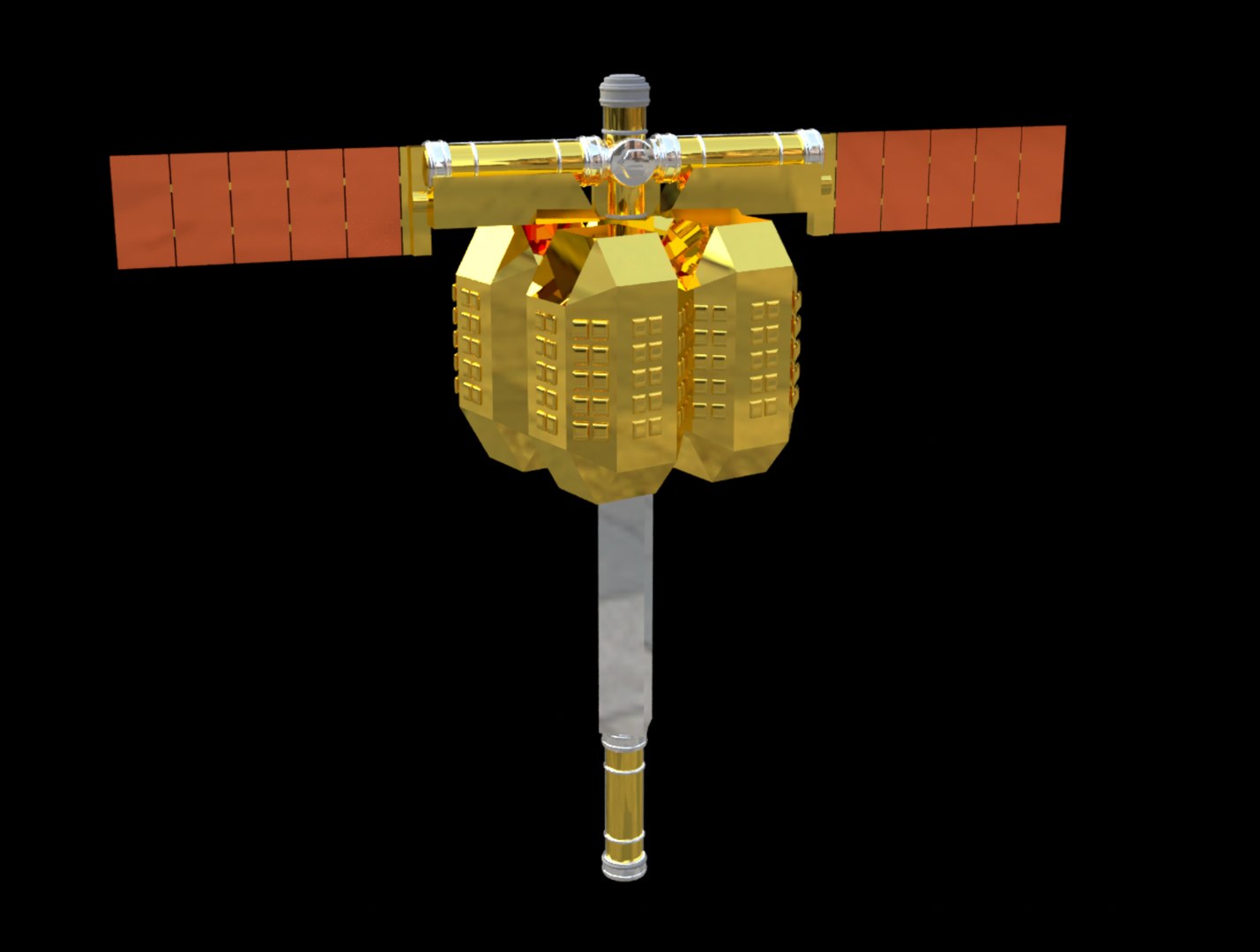 3D Model Satellite Space Orbit - TurboSquid 1557771
