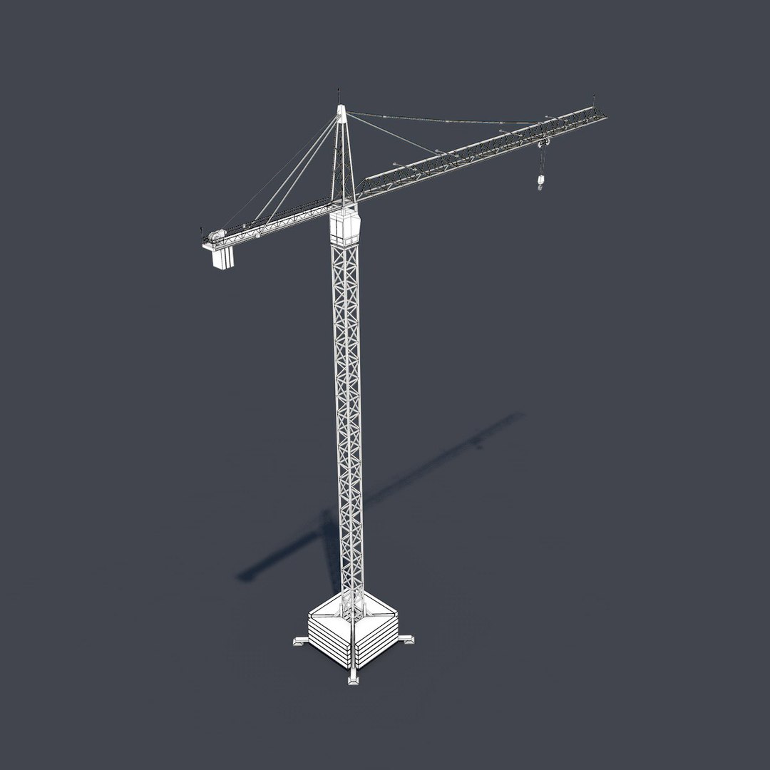 tower crane 3d model