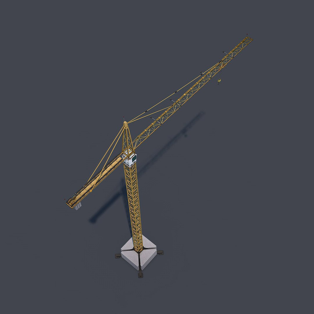 tower crane 3d model