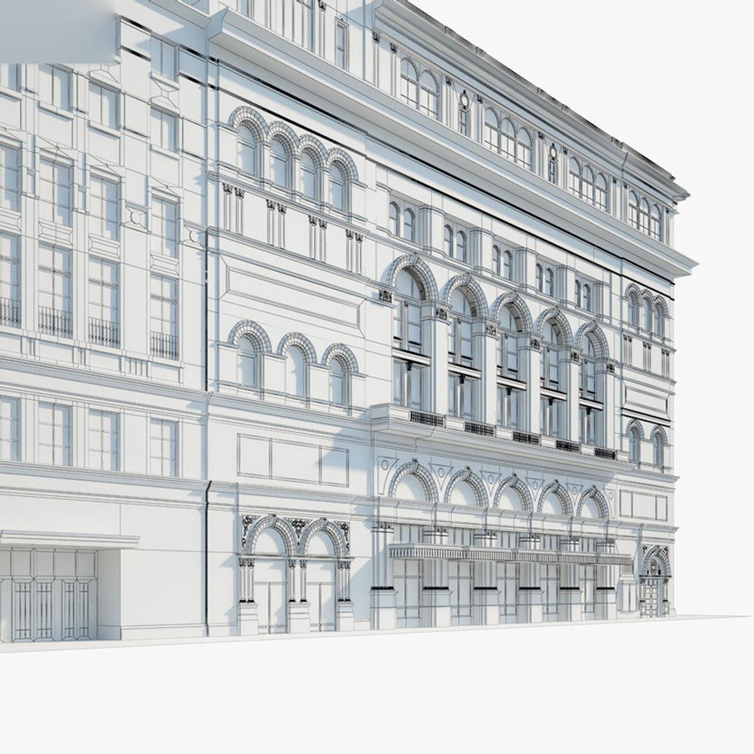 Carnegie hall 3D - TurboSquid 1685981