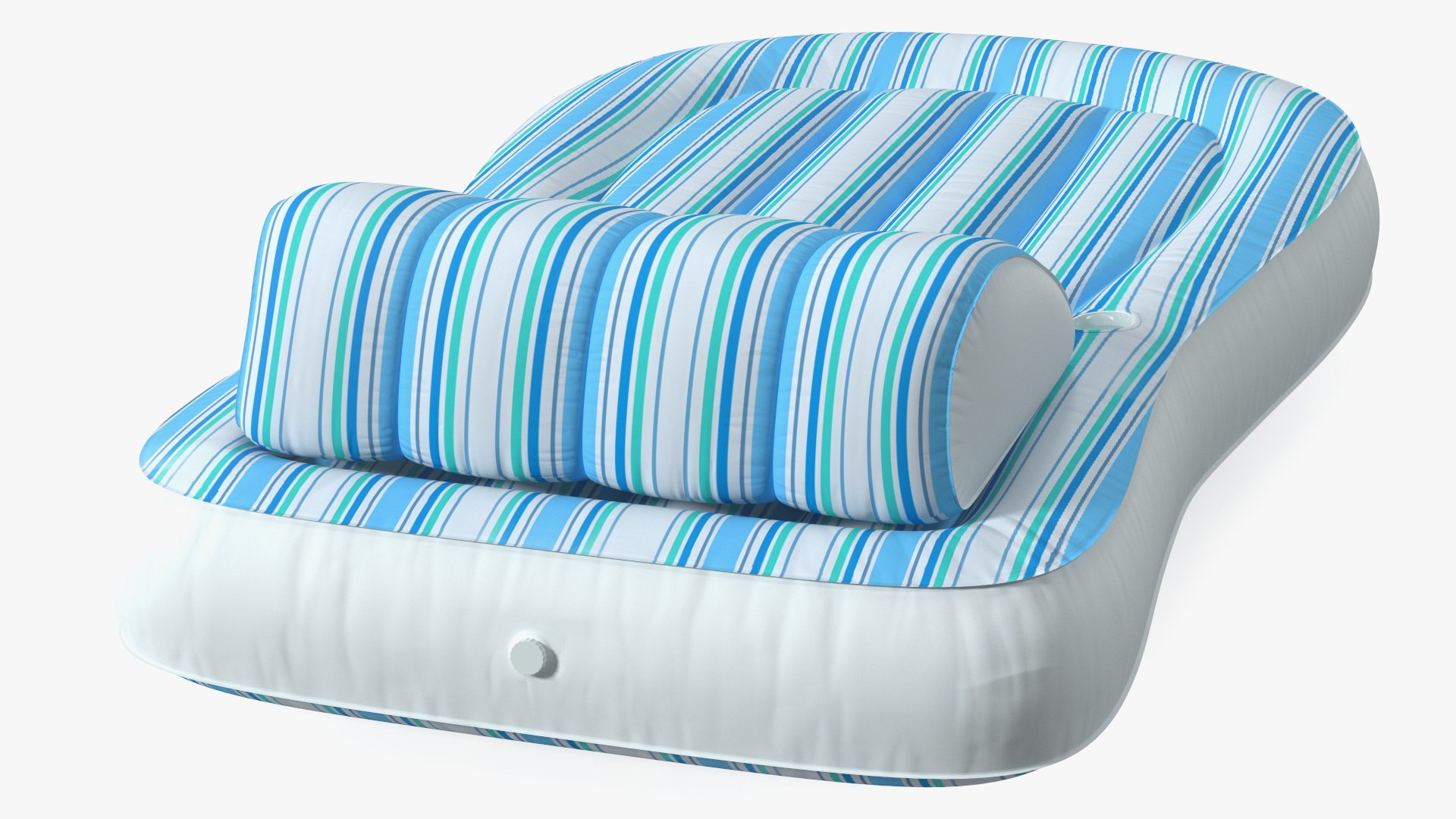 3D Model One Person Pool Air Mattress - TurboSquid 2152746