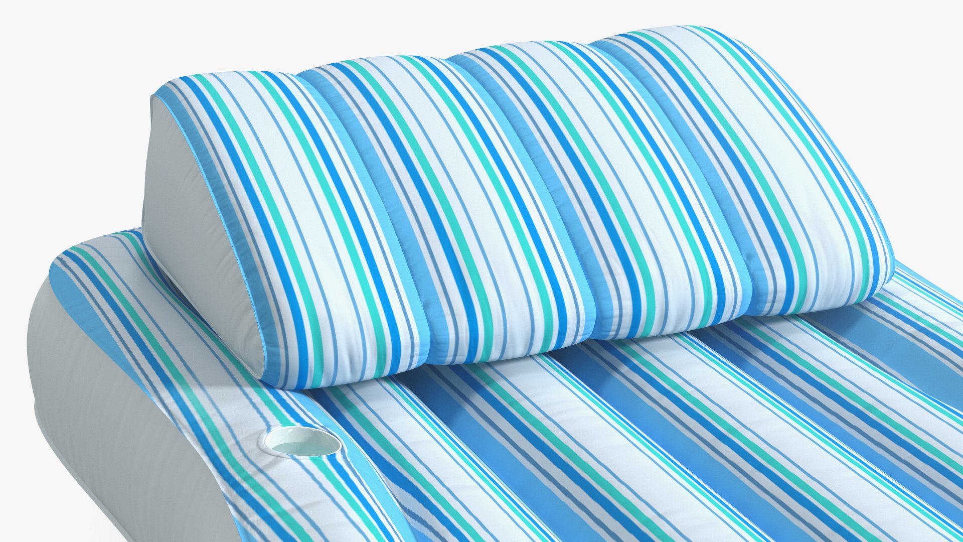 3D Model One Person Pool Air Mattress - TurboSquid 2152746