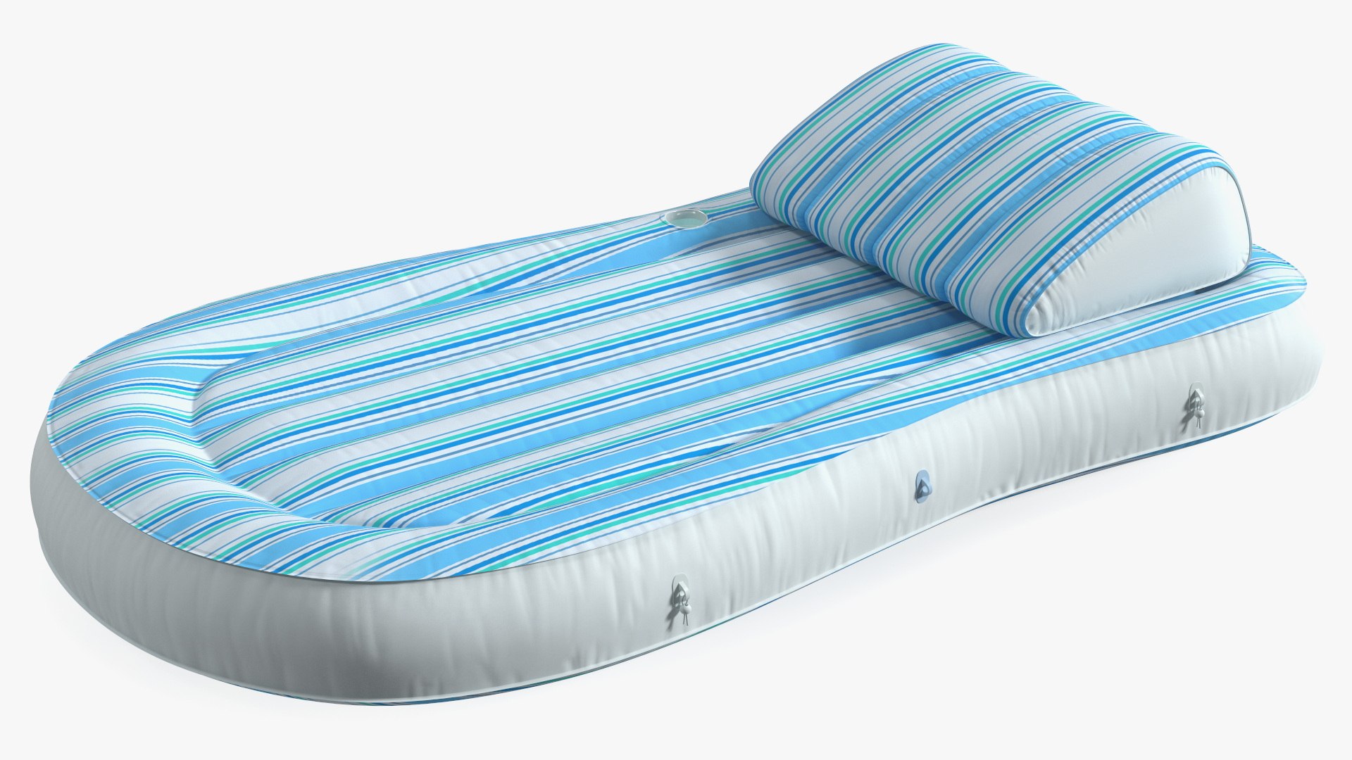 3D Model One Person Pool Air Mattress - TurboSquid 2152746