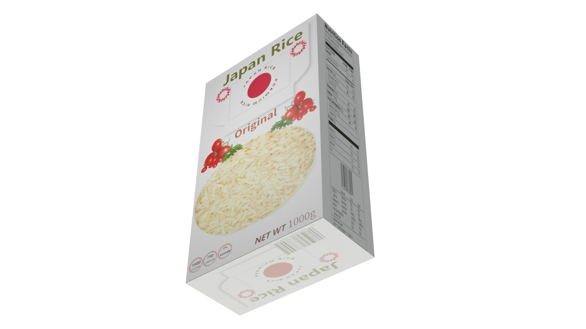 PACK OF RICE 3D Model - TurboSquid 1868013