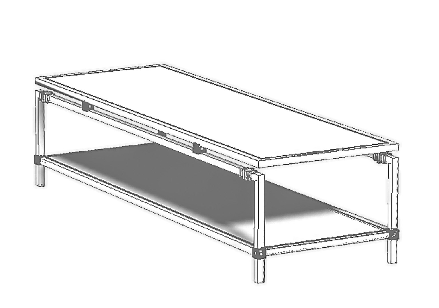 3D Model Stainless Table - TurboSquid 2255379