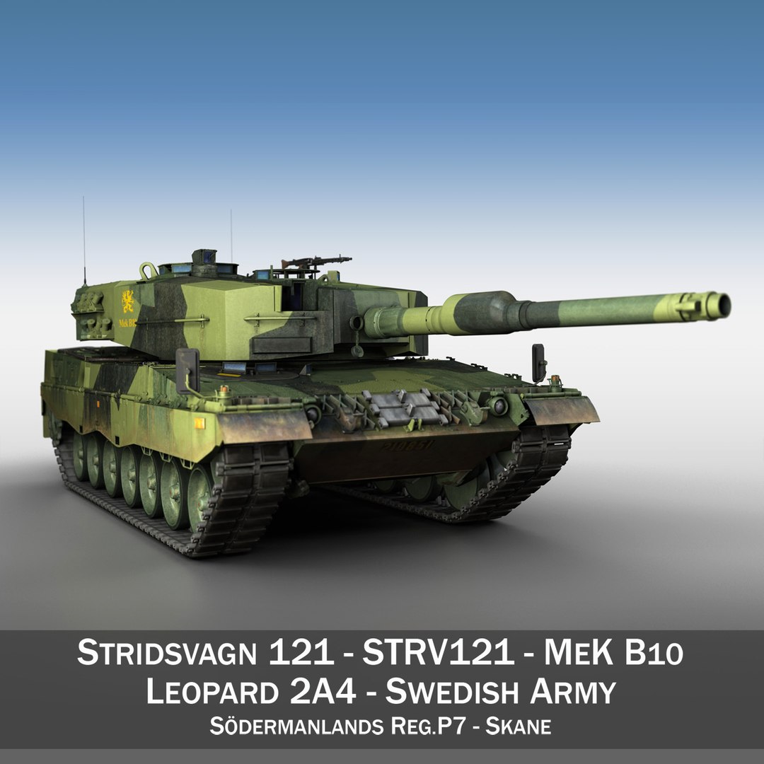 Swedish - Stridsvagn 121 Model - TurboSquid 1428376