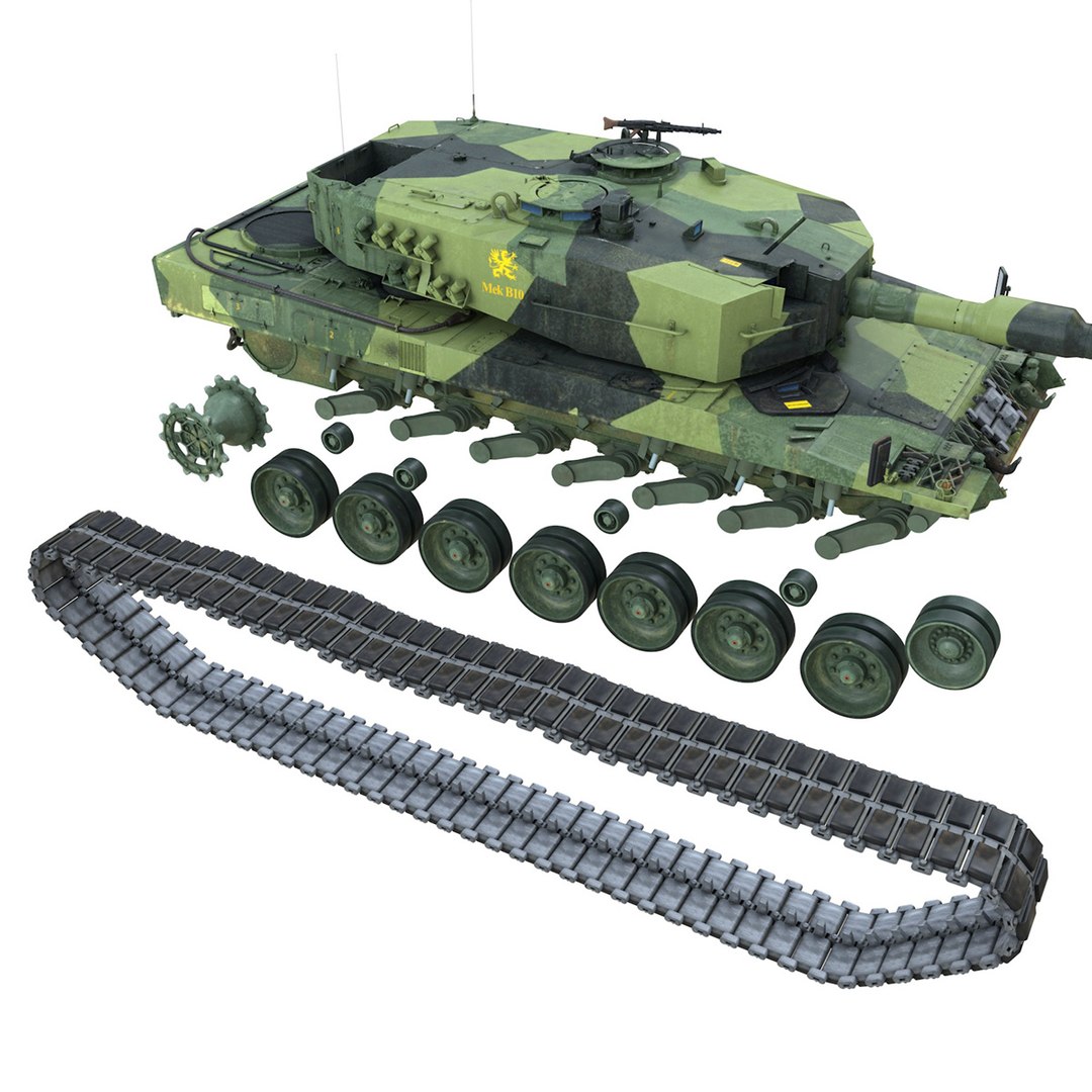 Swedish - Stridsvagn 121 Model - TurboSquid 1428376