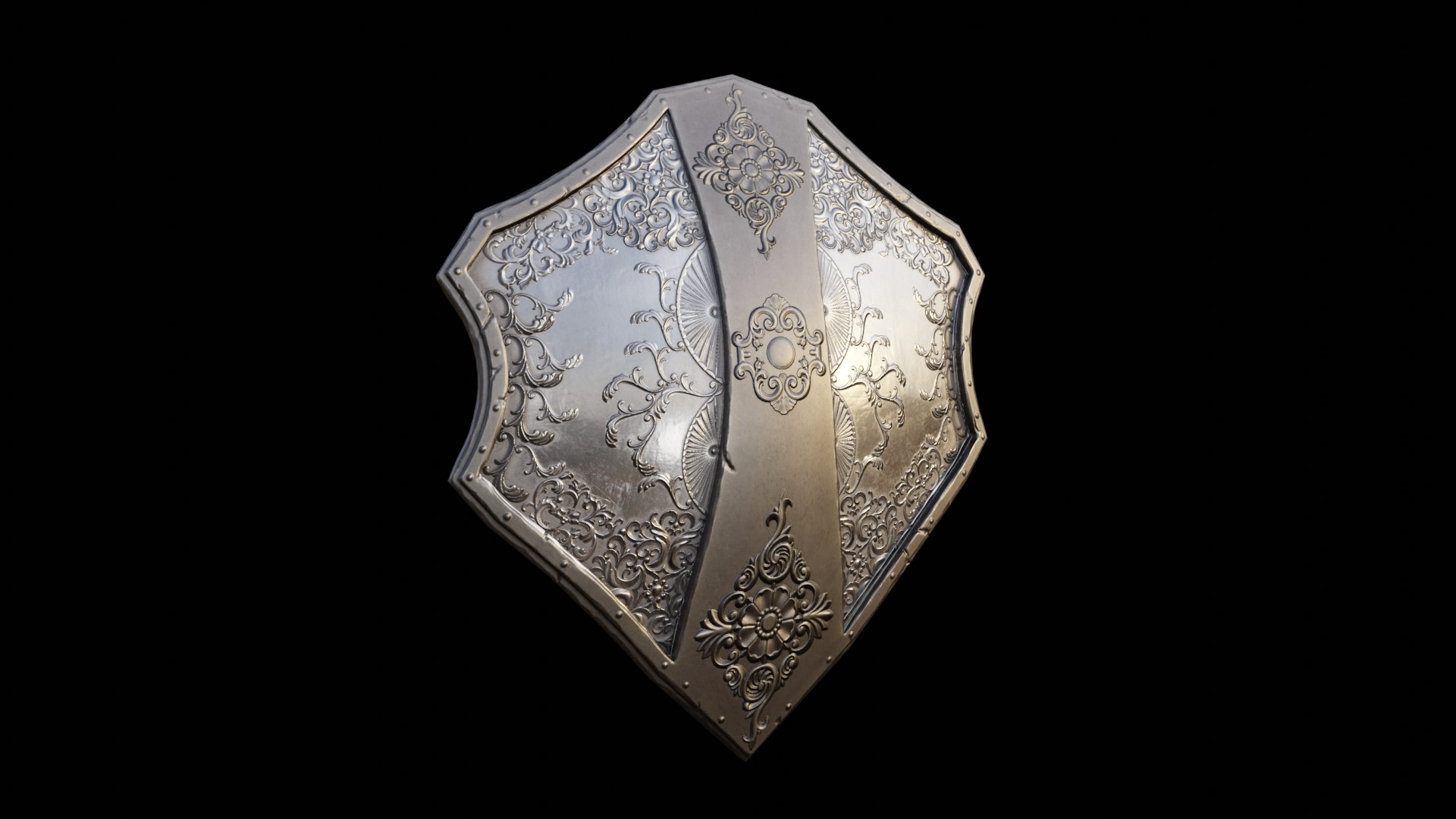 Ornamental Shield 3D model - TurboSquid 2084281