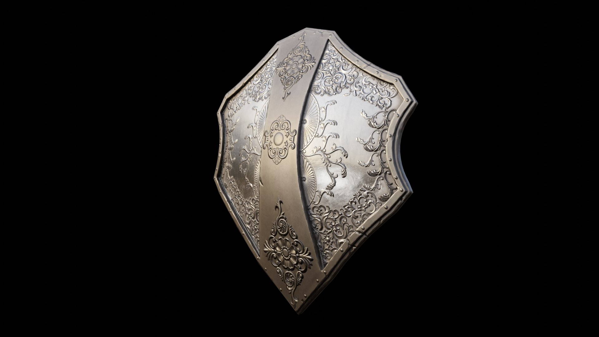 Ornamental Shield 3D model - TurboSquid 2084281