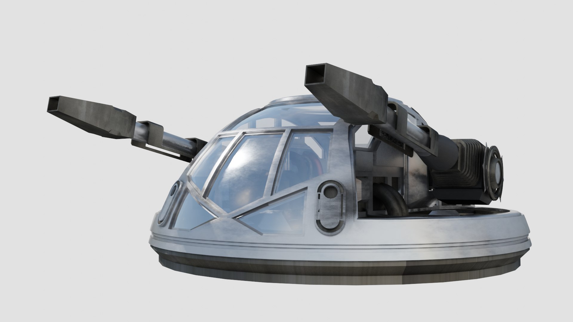 3D turret laser sci-fi - TurboSquid 1686731