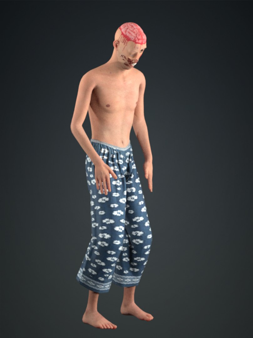 3D Realistic Rigged Horror Man Character 3D Model - TurboSquid 2172321