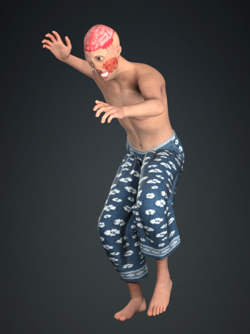 3D Realistic Rigged Horror Man Character 3D Model - TurboSquid 2172321