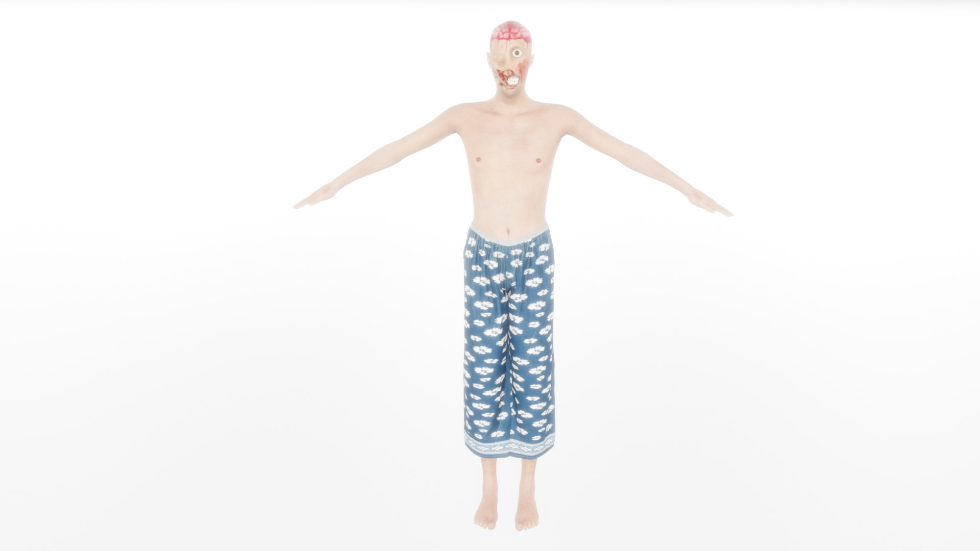 3D Realistic Rigged Horror Man Character 3D Model - TurboSquid 2172321