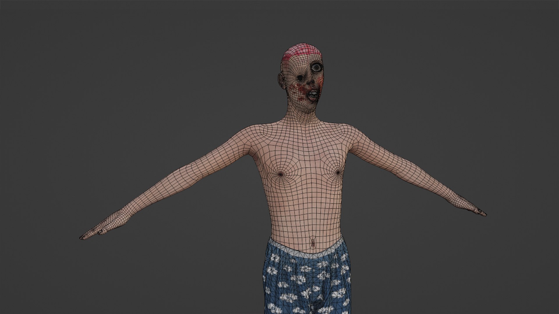 3D Realistic Rigged Horror Man Character 3D Model - TurboSquid 2172321