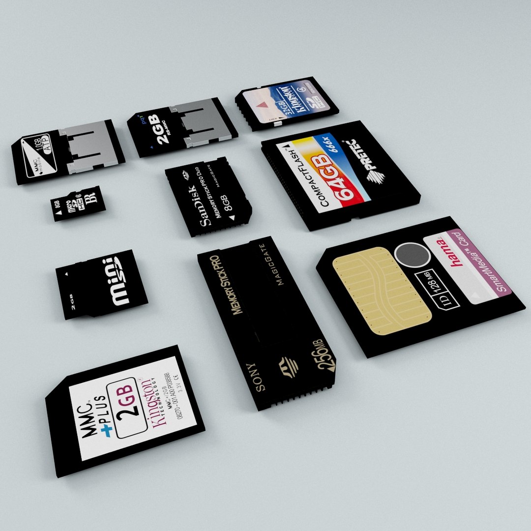 3ds max memory cards