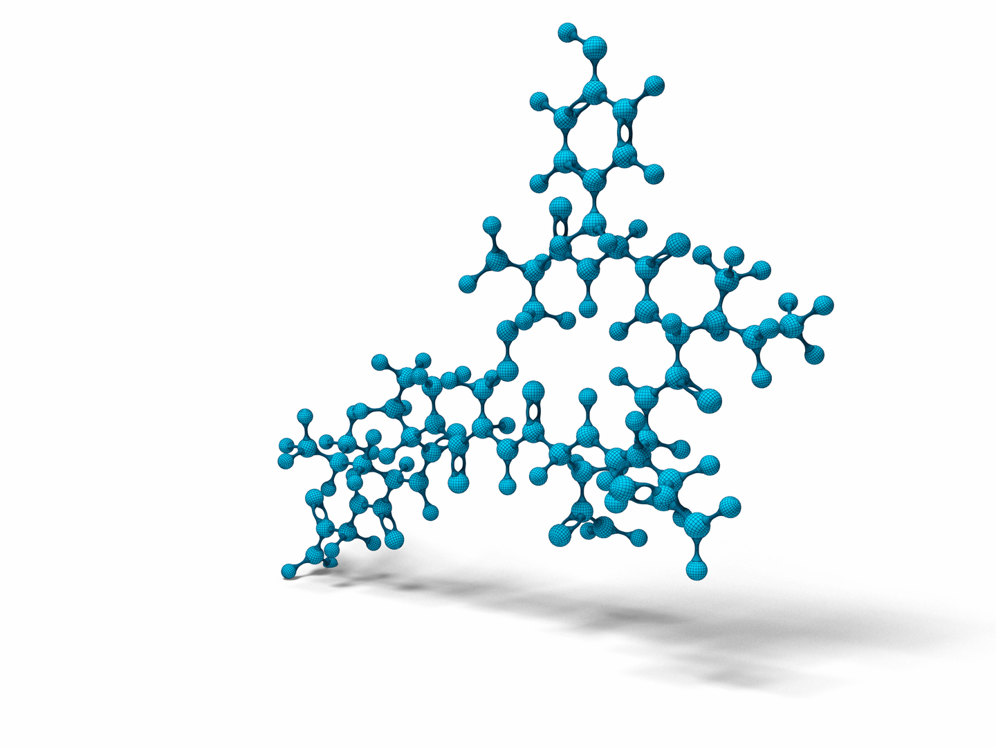 3D Oxytocin Molecule Modeled - TurboSquid 1569684
