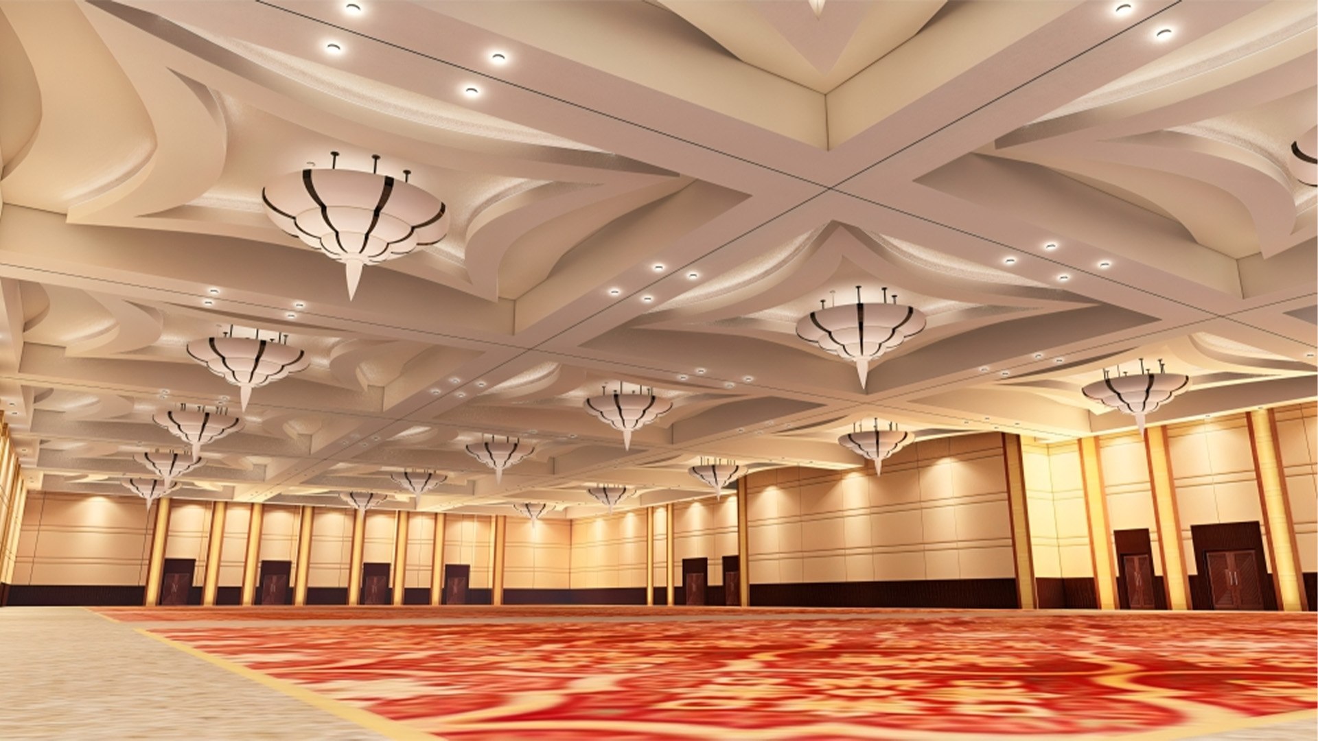 3D Ballroom-ritz-carlton Pacific Place-jakarta Skechup Model ...