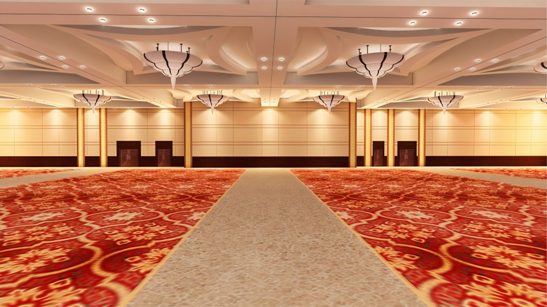 3D Ballroom-ritz-carlton Pacific Place-jakarta Skechup Model ...