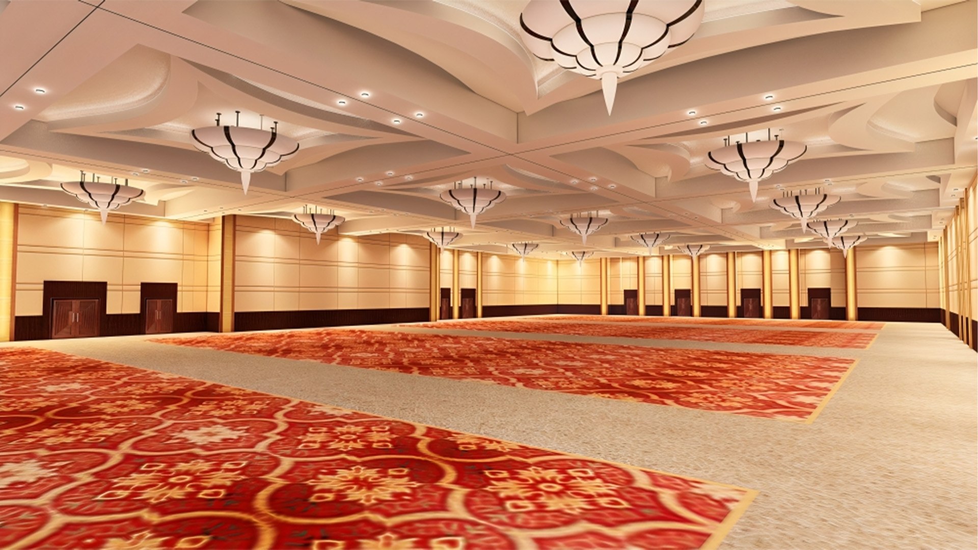 3D Ballroom-ritz-carlton Pacific Place-jakarta Skechup Model ...