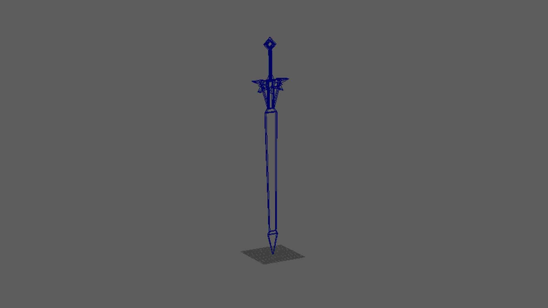 Free 3D Model Low Poly Sword 3Ds MAX - TurboSquid 2379321