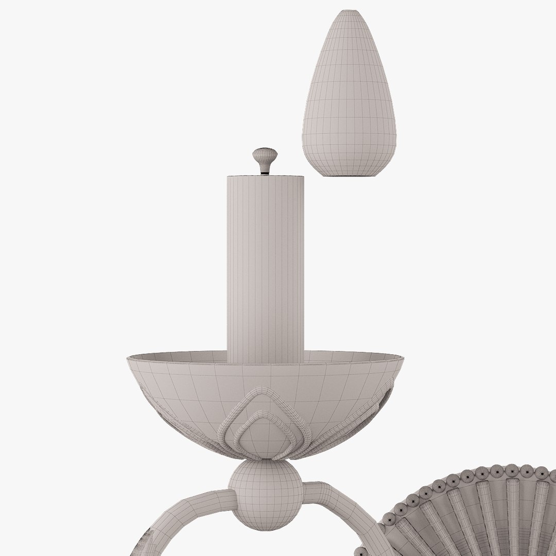 3d wall lamp model