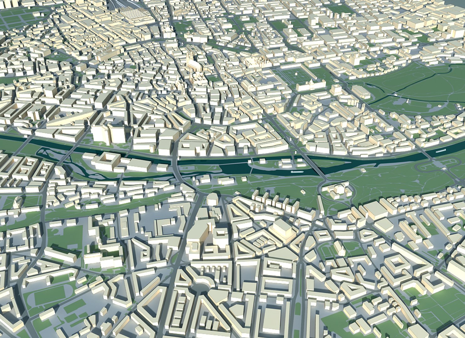 city munich 3d model