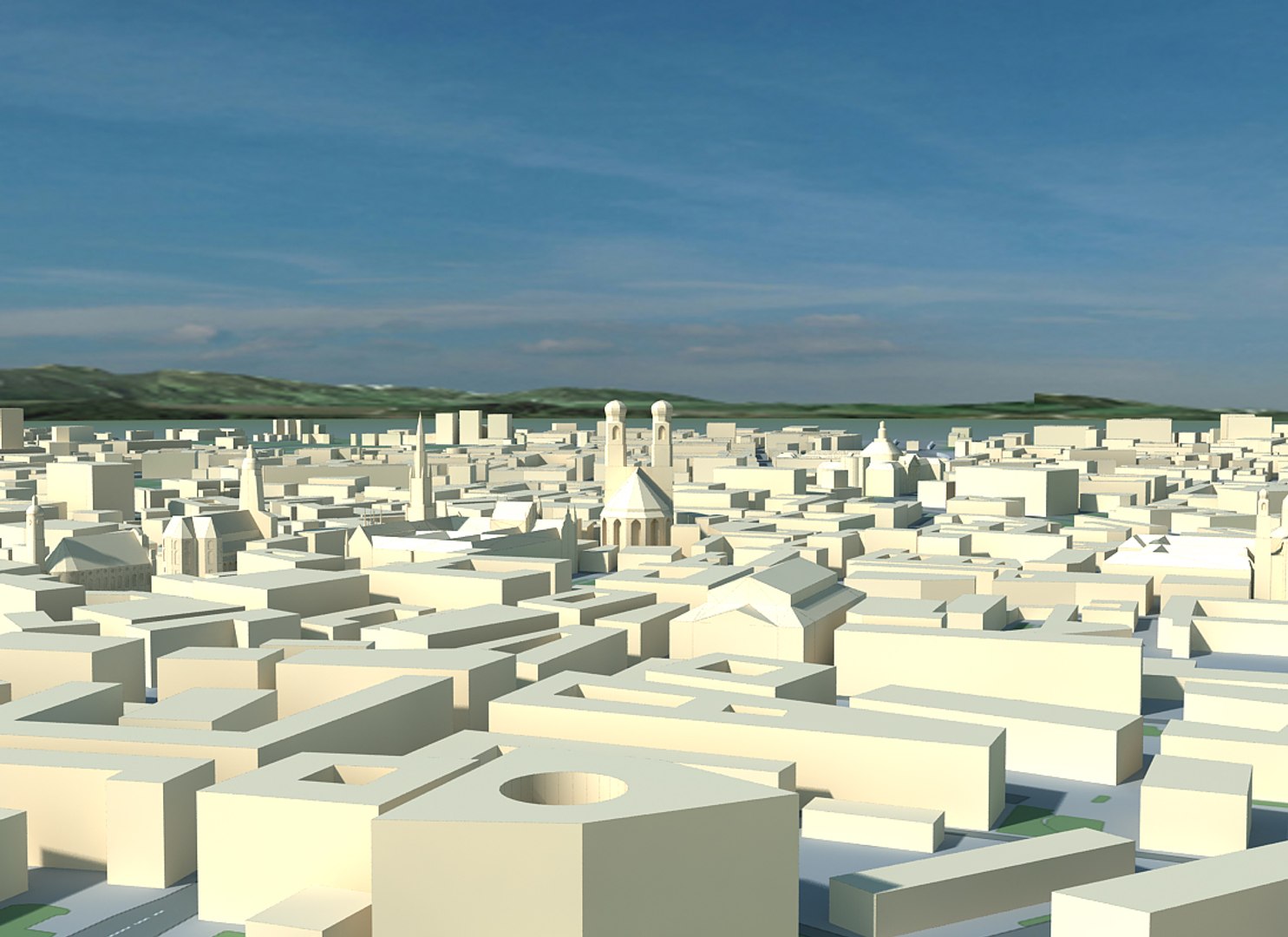 City Munich 3d Model
