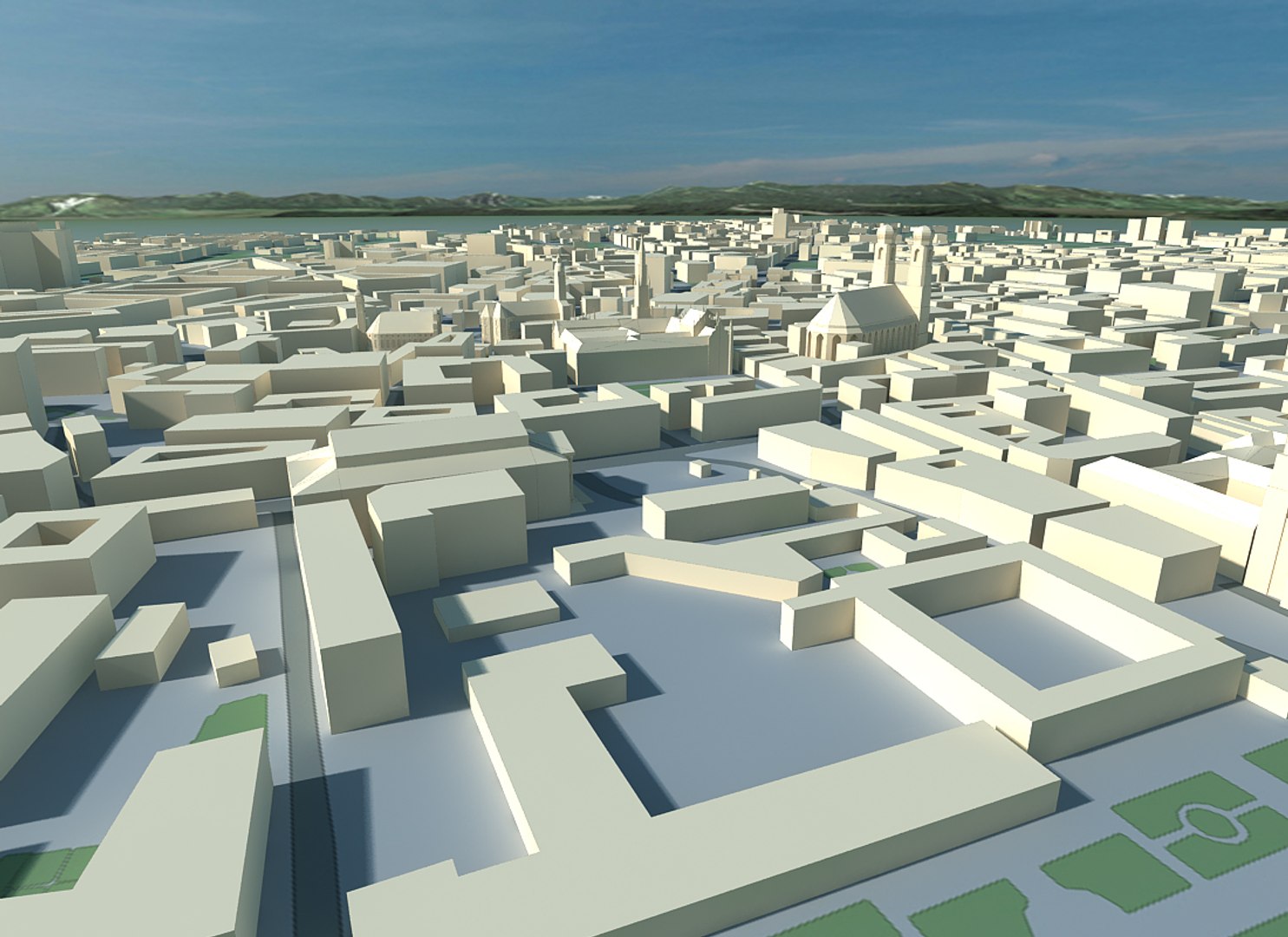city munich 3d model