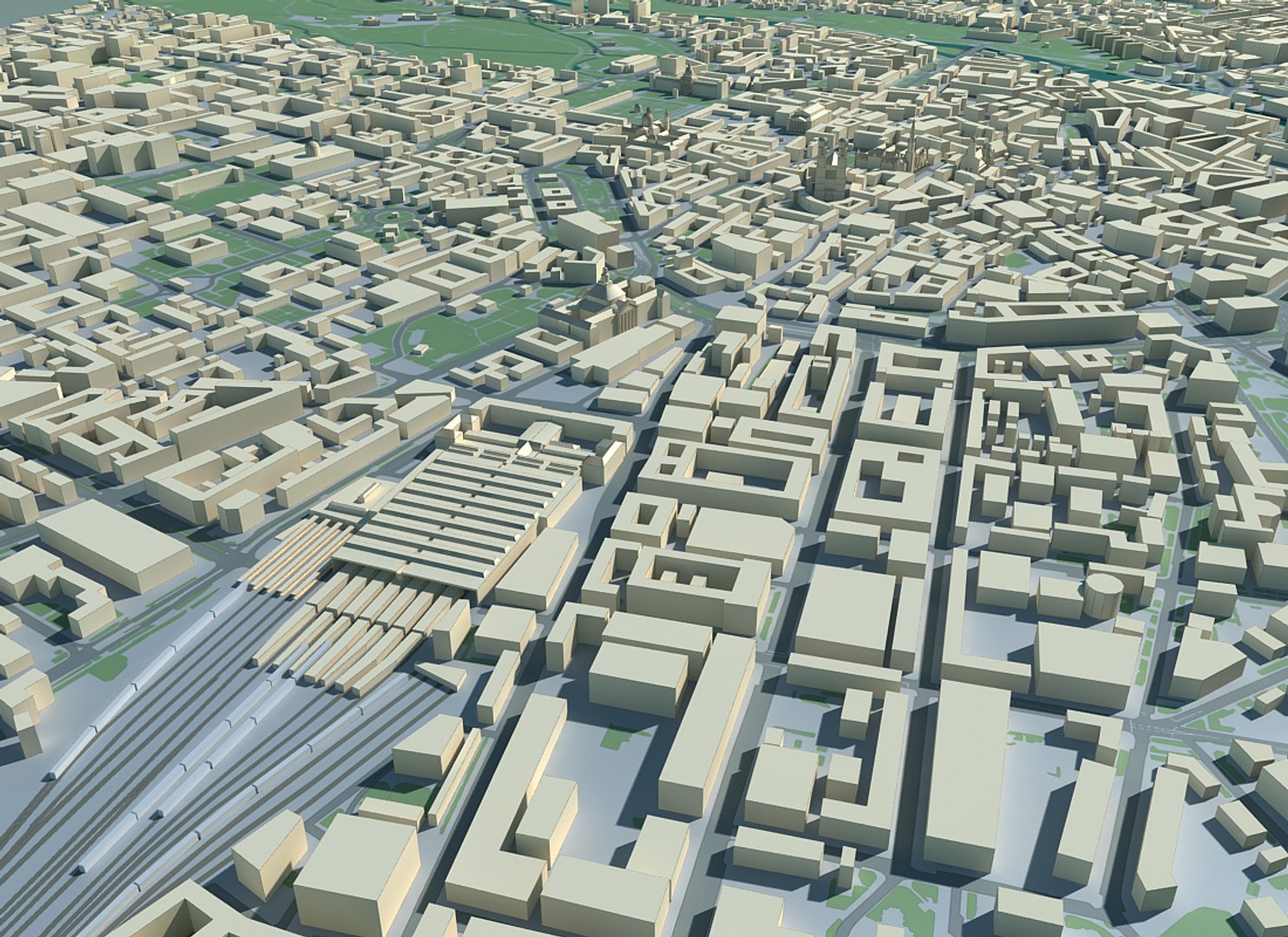 City Munich 3d Model