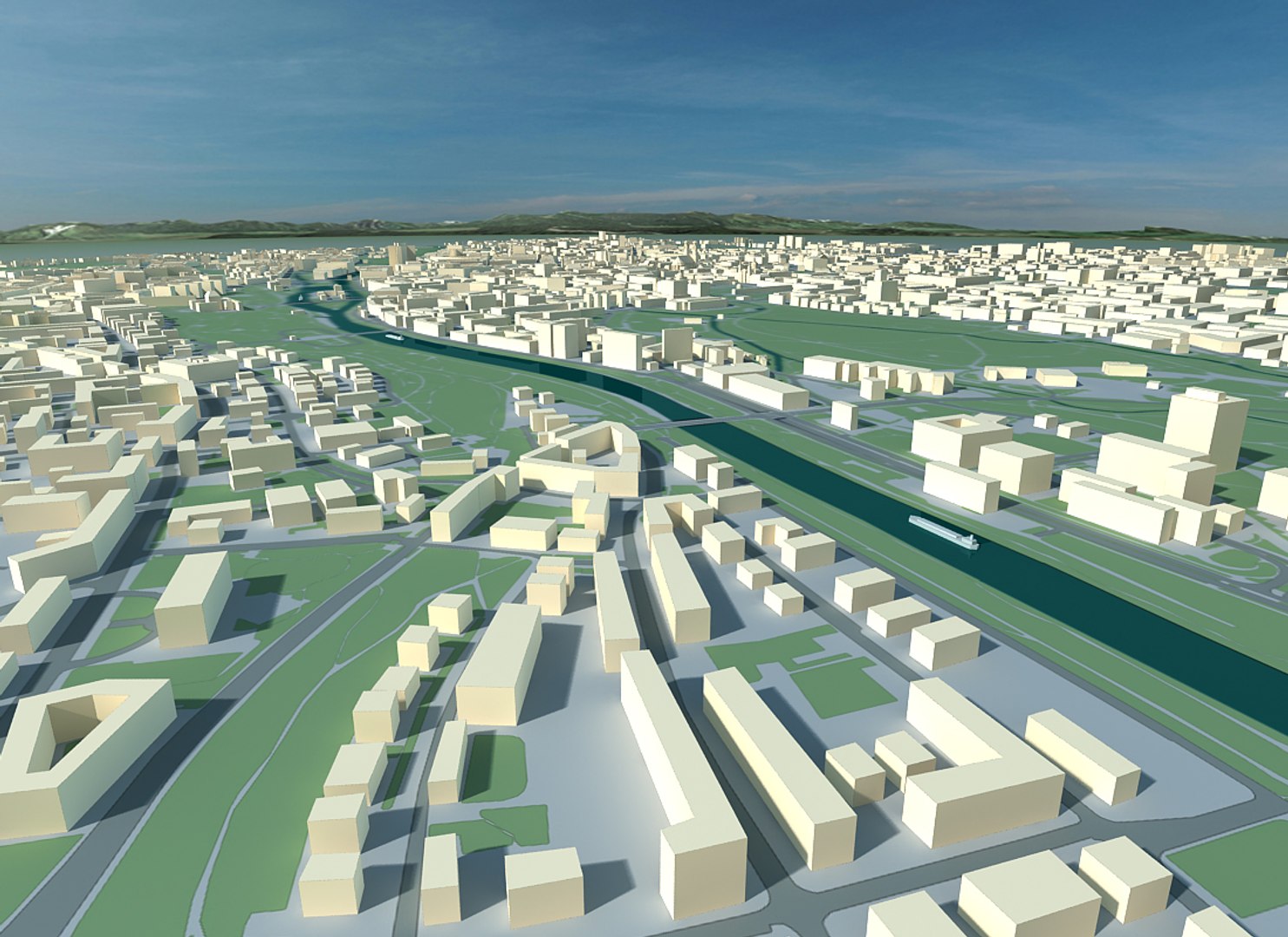 City Munich 3d Model