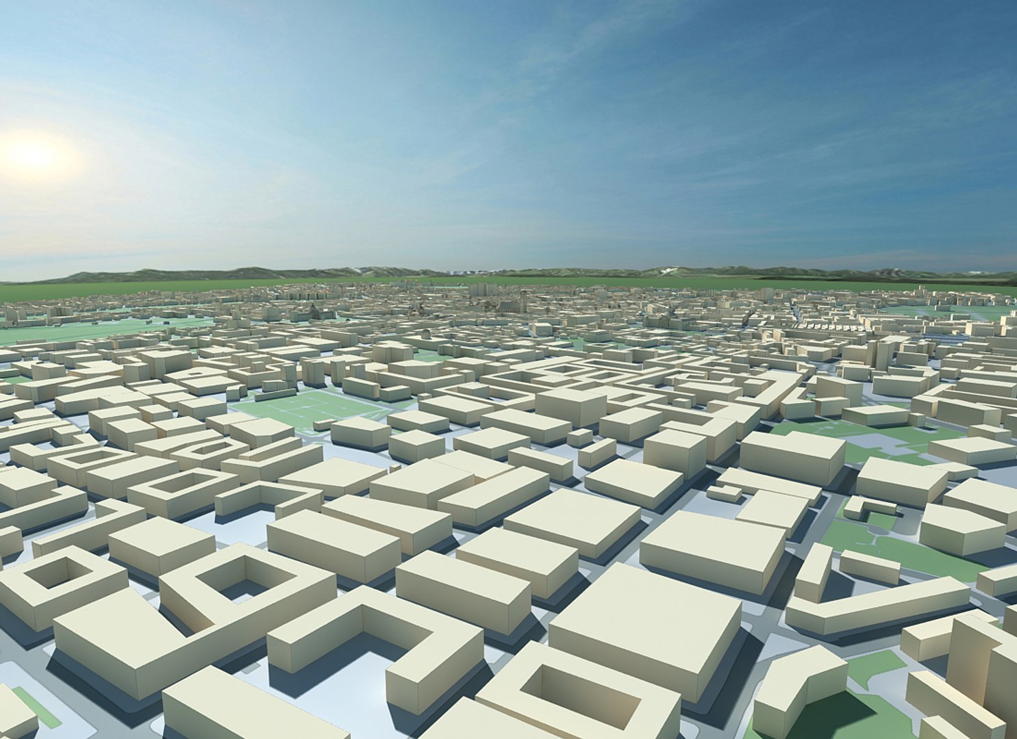 City Munich 3d Model