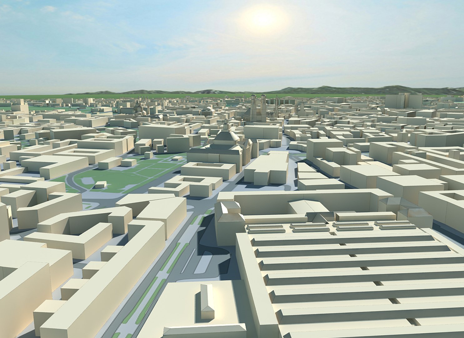 City Munich 3d Model