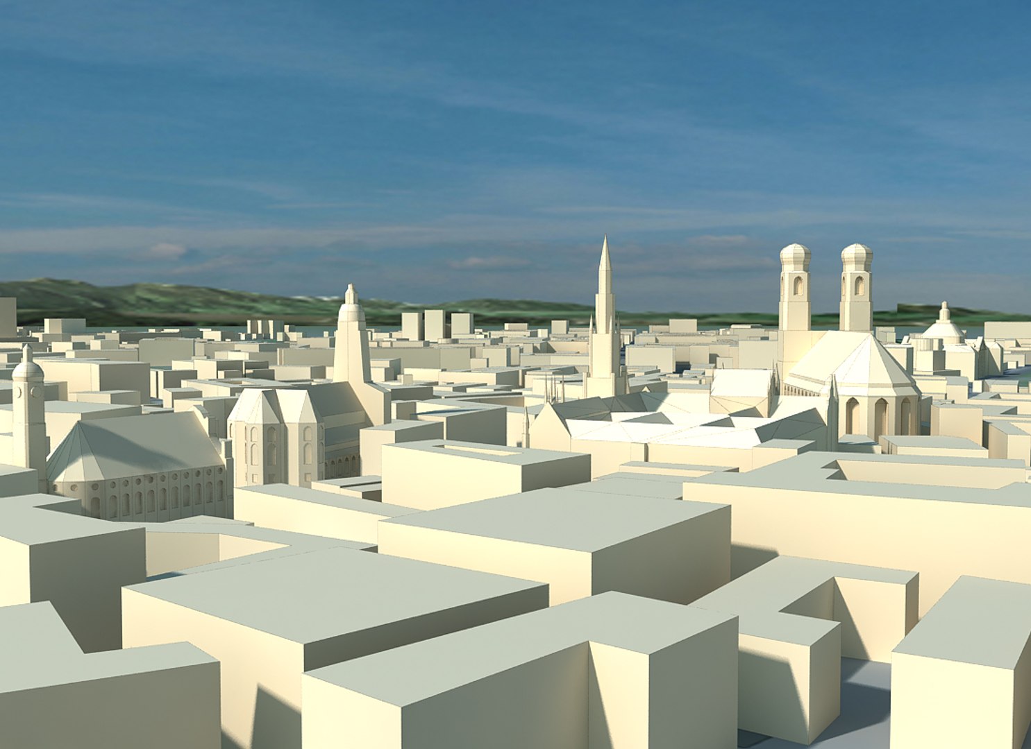 City Munich 3d Model
