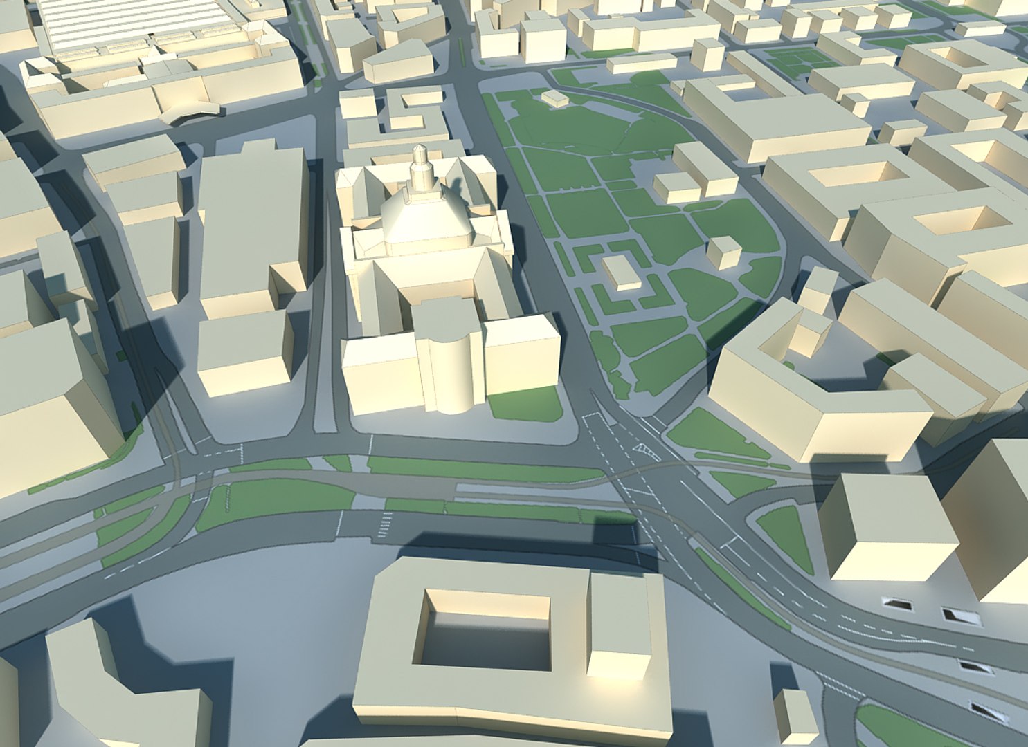 city munich 3d model