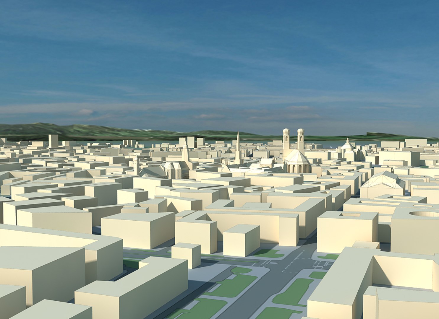 City Munich 3d Model