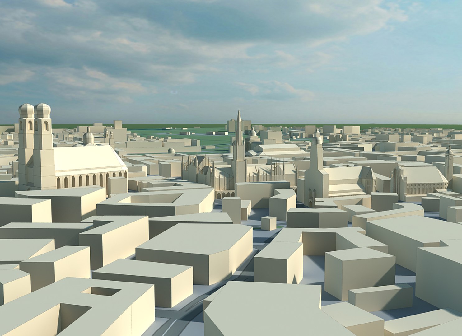 city munich 3d model