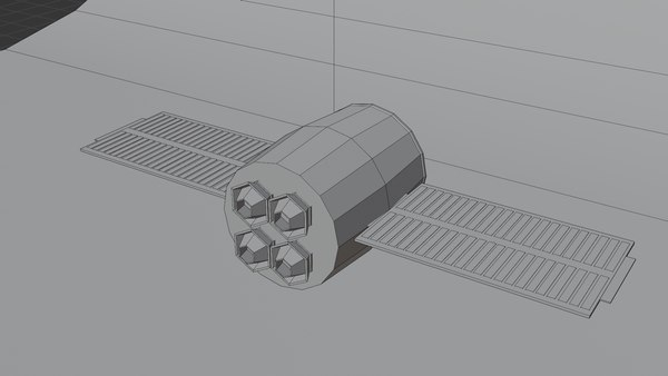 3D model low poly satellite - TurboSquid 1973413