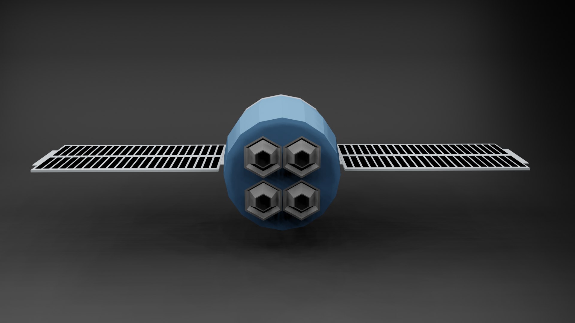 3D Model Low Poly Satellite - TurboSquid 1973413