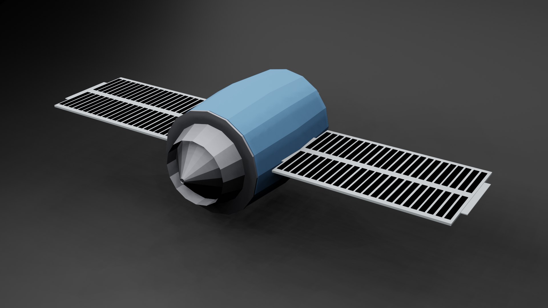 3D Model Low Poly Satellite - TurboSquid 1973413