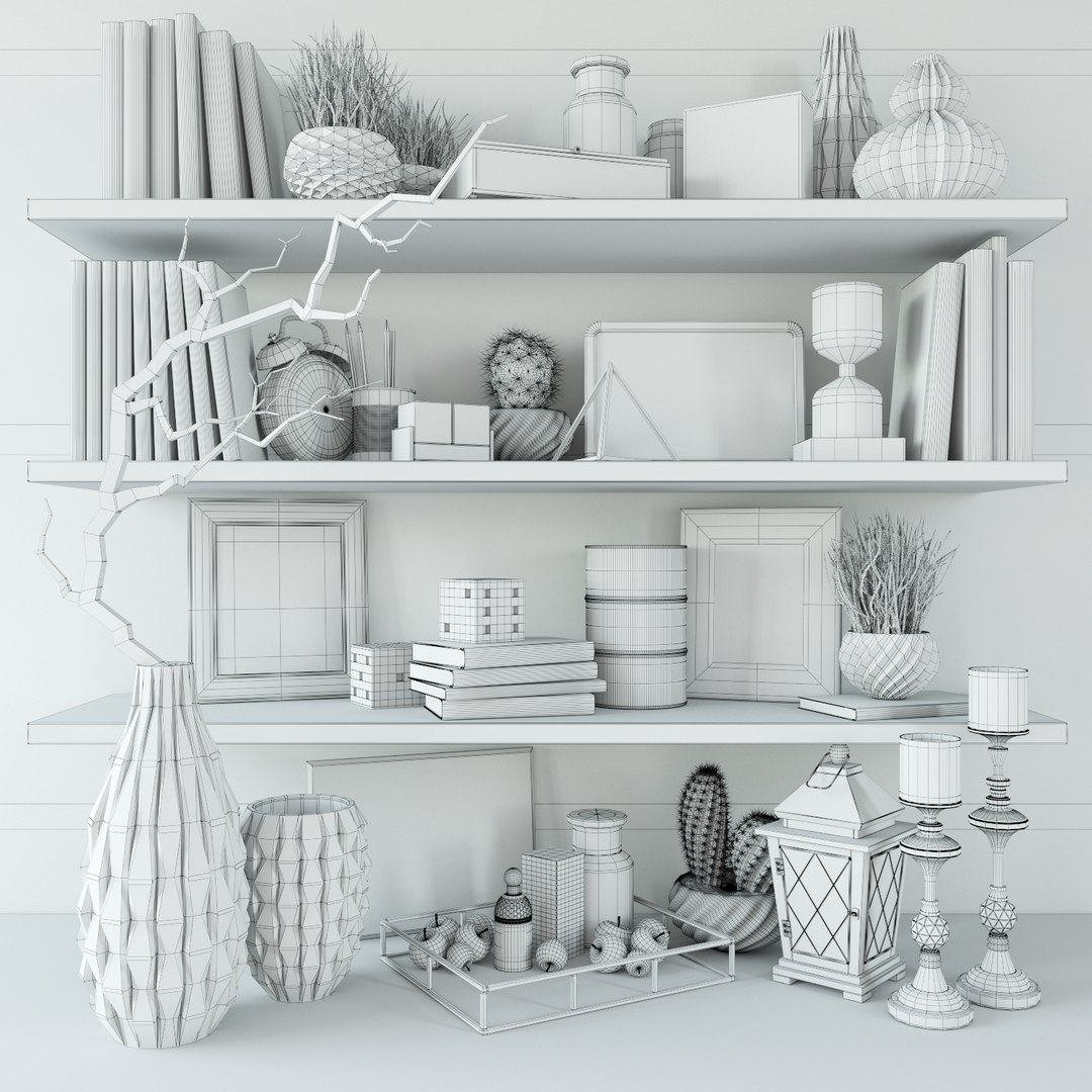 3D Shelves Model - TurboSquid 1275360