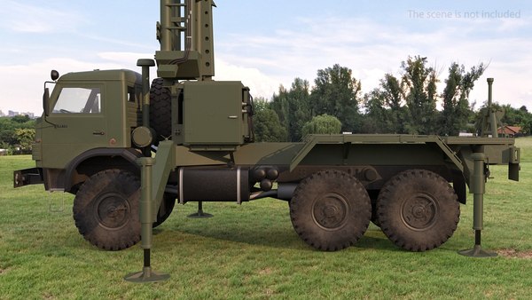 Kasta 2E2 Radar Truck 3D - TurboSquid 1780565