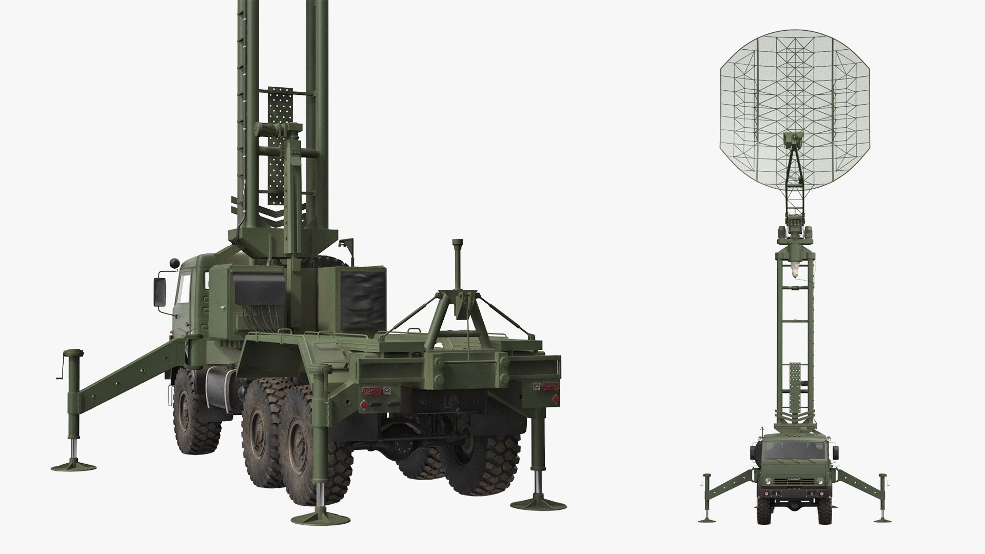 Kasta 2E2 Radar Truck 3D - TurboSquid 1780565