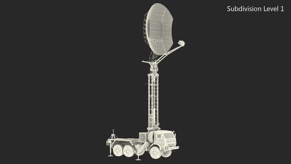 Kasta 2E2 Radar Truck 3D - TurboSquid 1780565