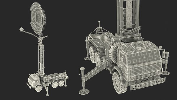 Kasta 2E2 Radar Truck 3D - TurboSquid 1780565