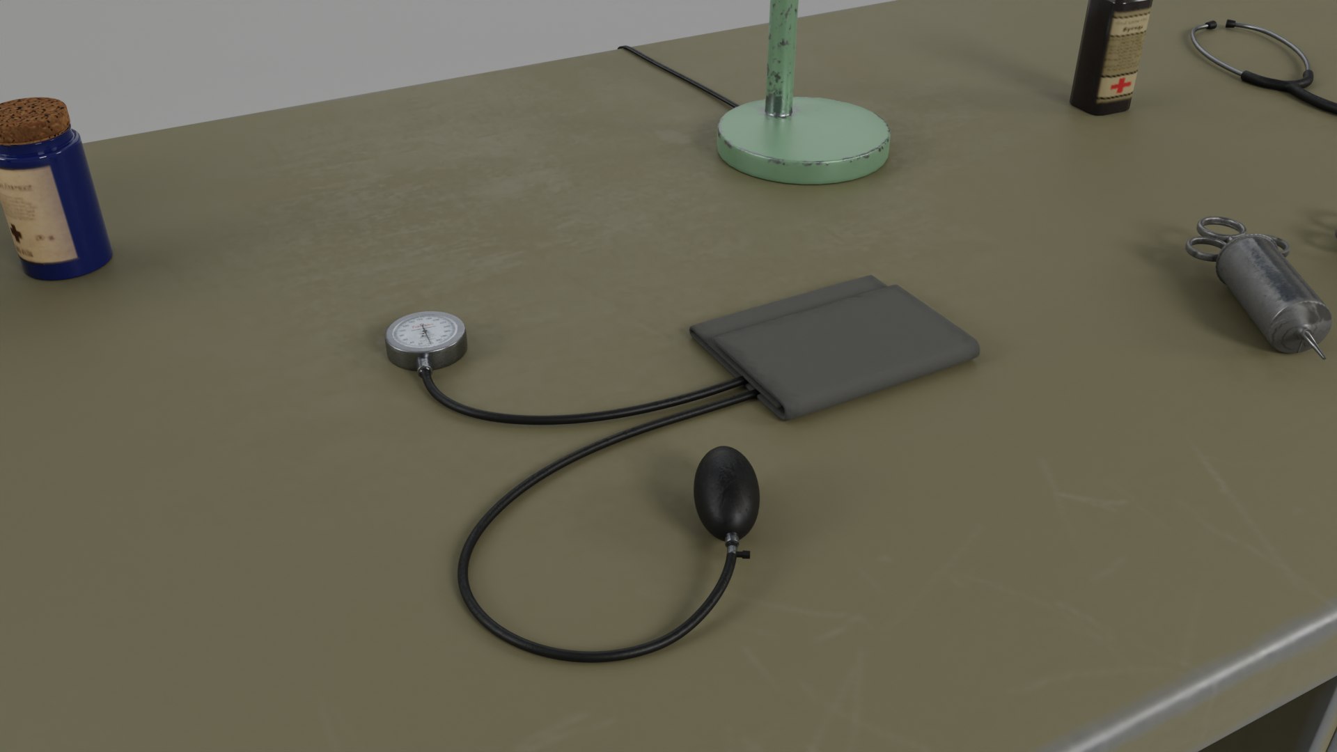Hospital Doctor Table - Low Poly 3D Model - TurboSquid 1978135